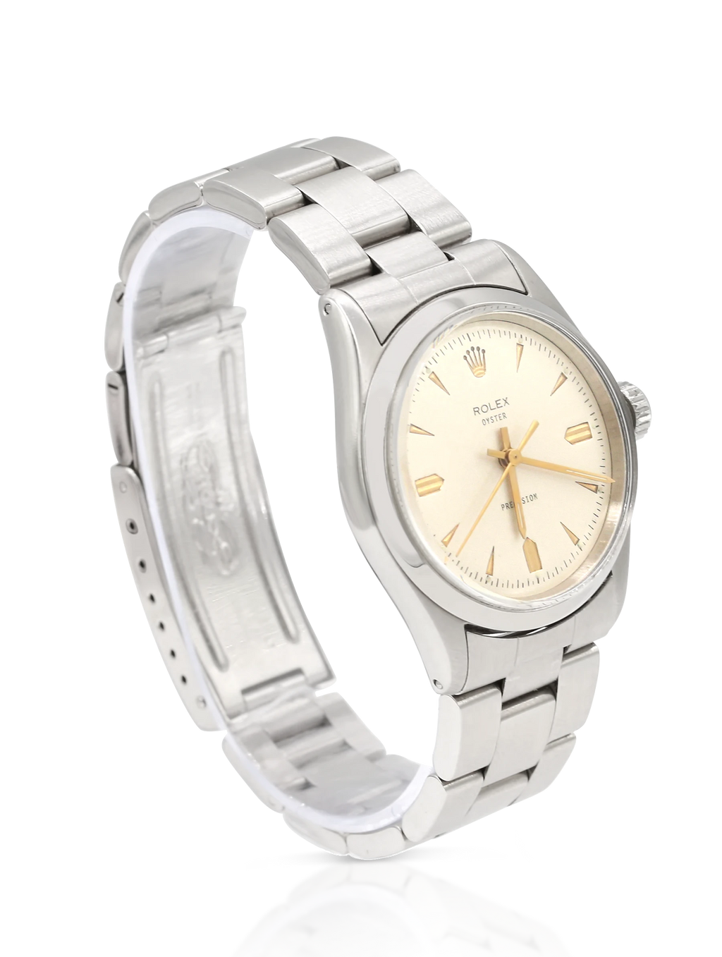 Rolex Oyster Precision 34mm Steel Vintage - 6482 – Luxury Watches of ...